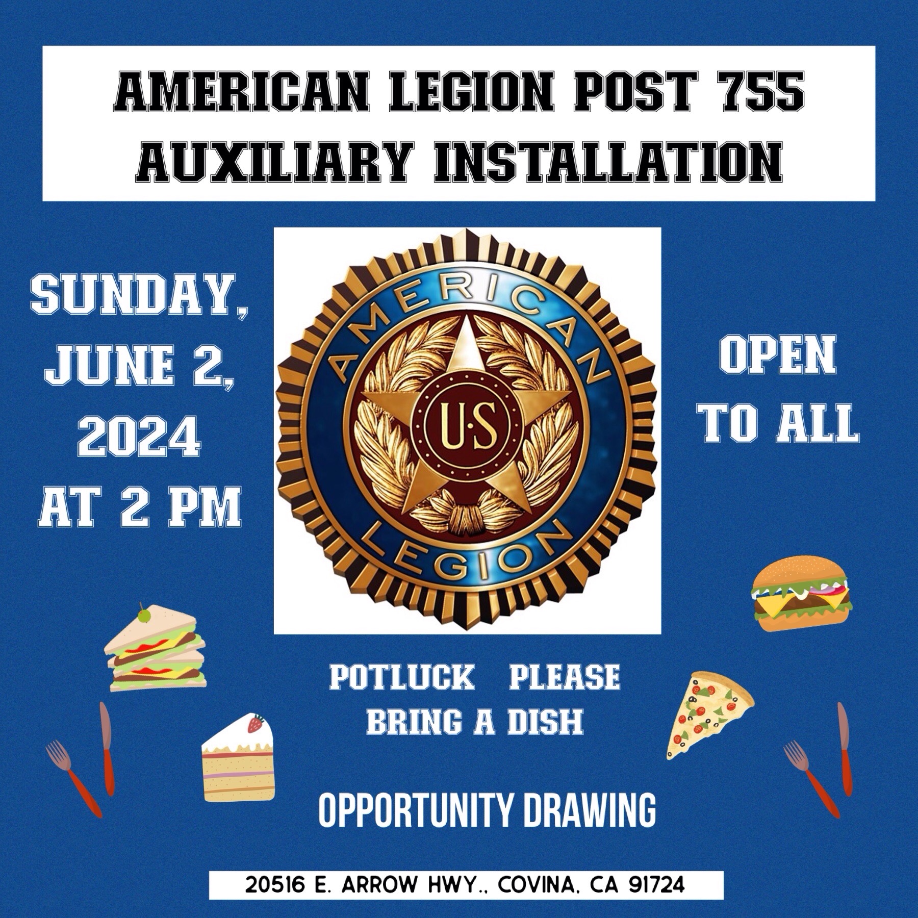 Post 755 Auxiliary Installation – Elegant 18th District American Legion